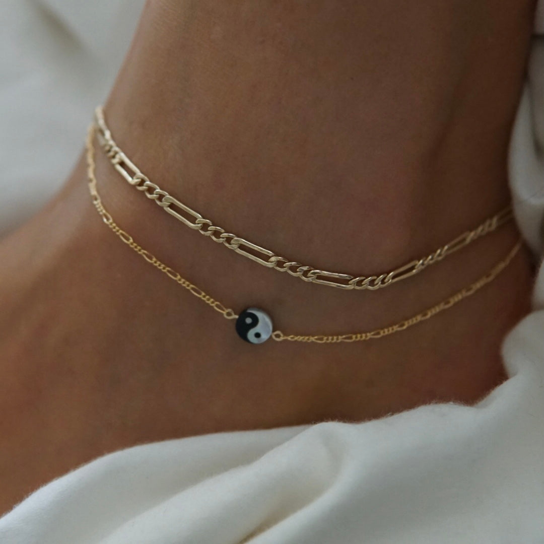 Yin yang anklet store
