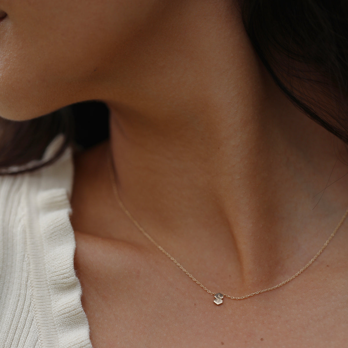 Super Cool "S" Necklace - Solid 14kt – Imi